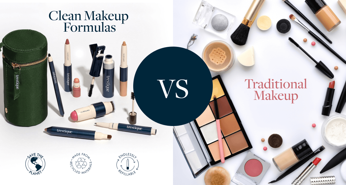 Clean Makeup Formulas vs. Traditional Makeup: What's the Difference ...